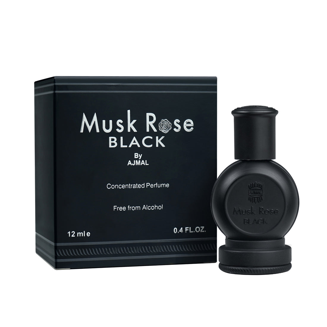 Buy Musk Rose Black 12ml | Oriental Woody Unisex Attar – Ajmal Perfumes ...