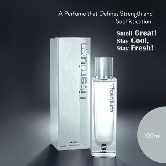Titanium Perfume 100 ml - Citrus, Spicy & Woody Perfume for Men – Ajmal ...